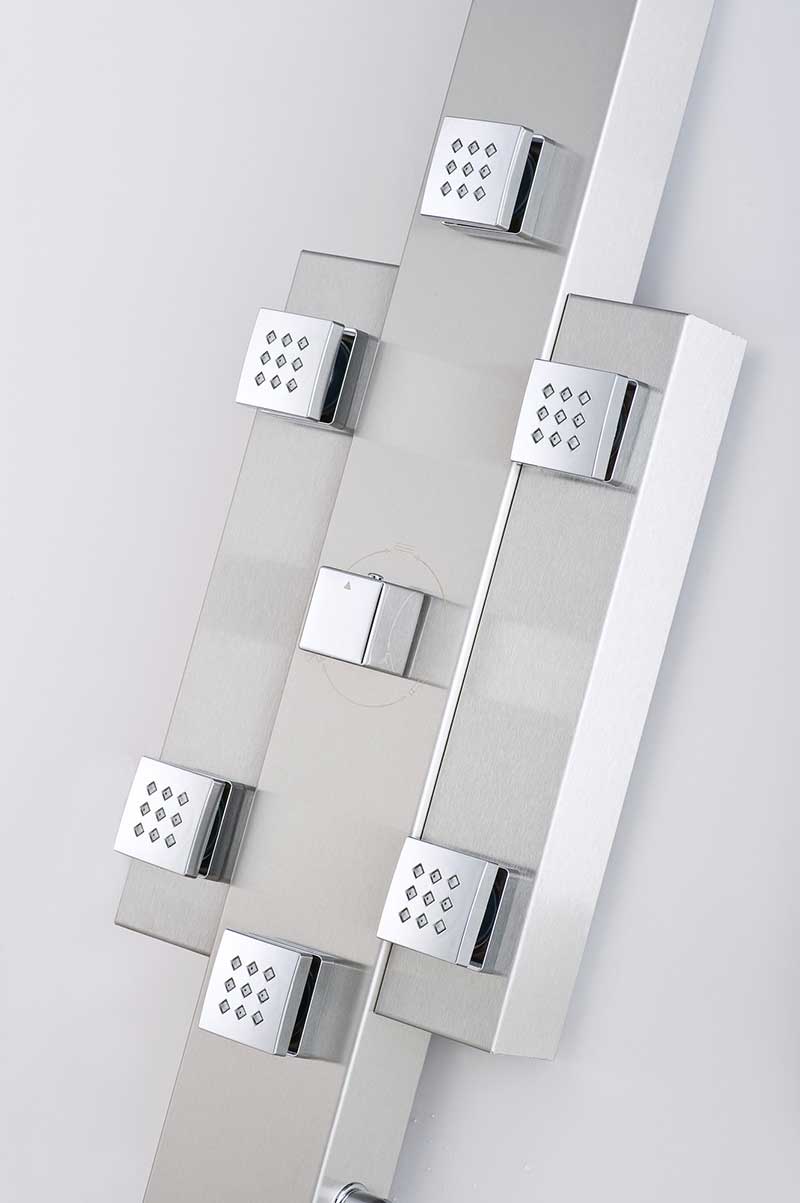 Aston Retrofit Shower Panel with Six Body Jets